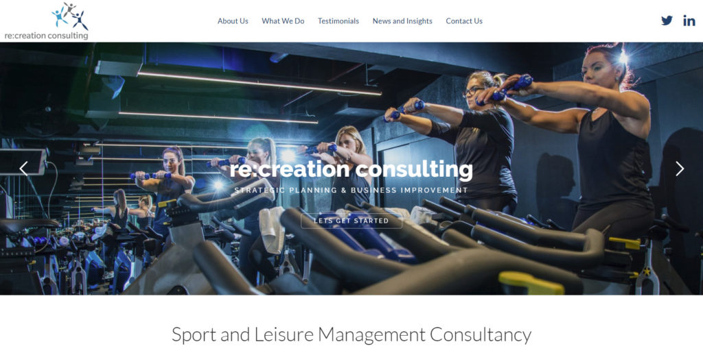Recreation Consulting Website Design - Primal Space