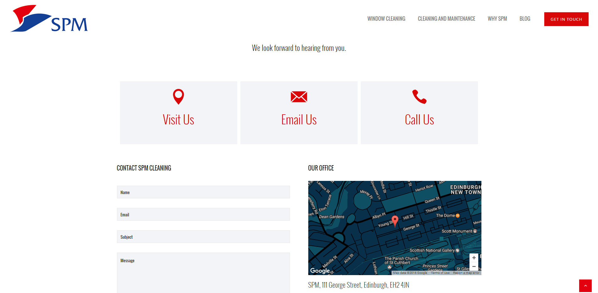 SPM Website Design - Primal Space | Edinburgh | Scotland