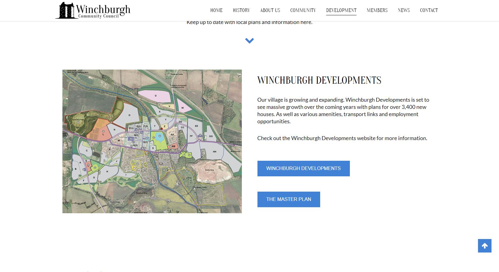 Winchburgh Community Council Website Design - Primal Space