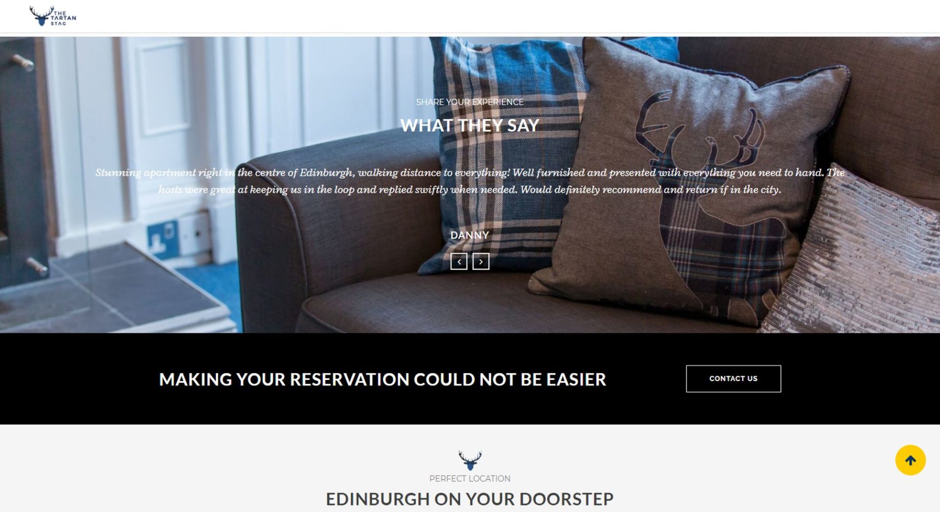 Tartan Stag Website Design - Primal Space | Edinburgh Website Design