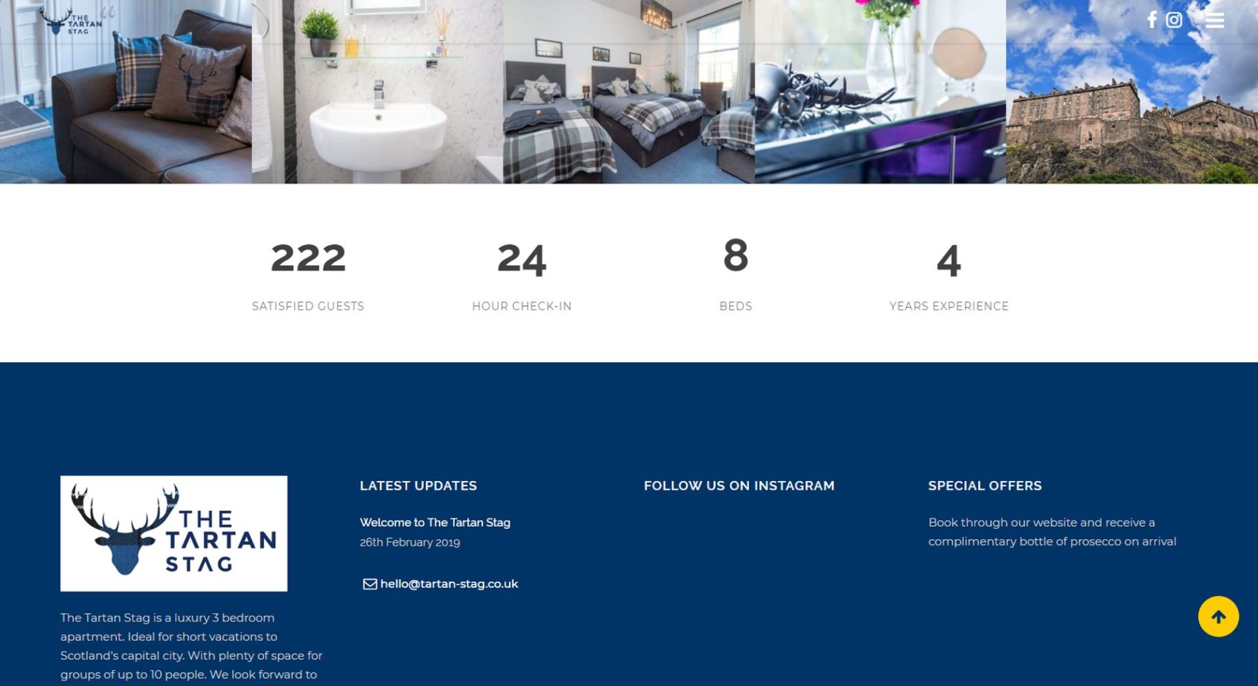 Tartan Stag Website Design - Primal Space | Edinburgh Website Design