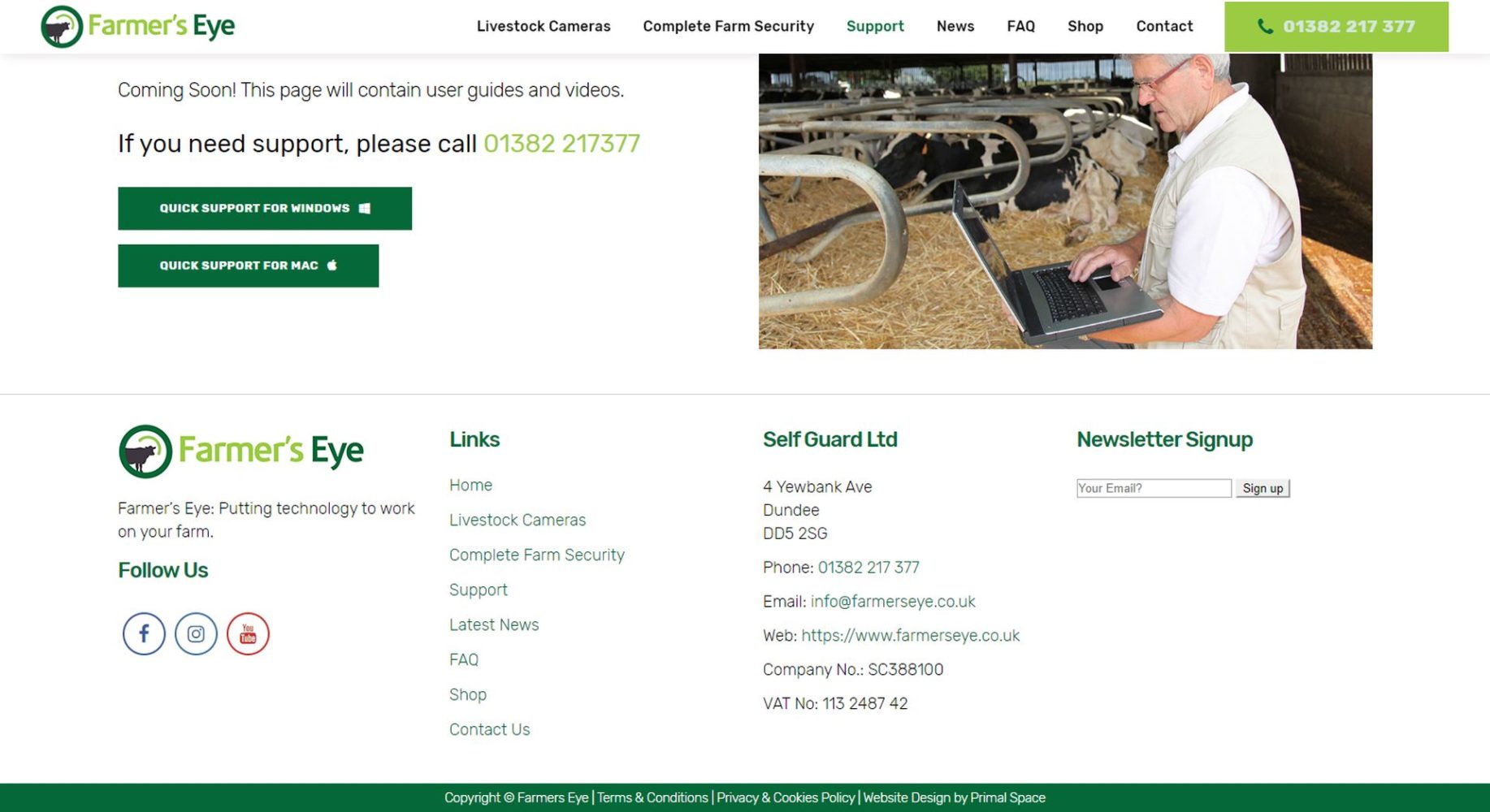 Farmers Eye Website Design | WooCommerce Website Farmers Eye