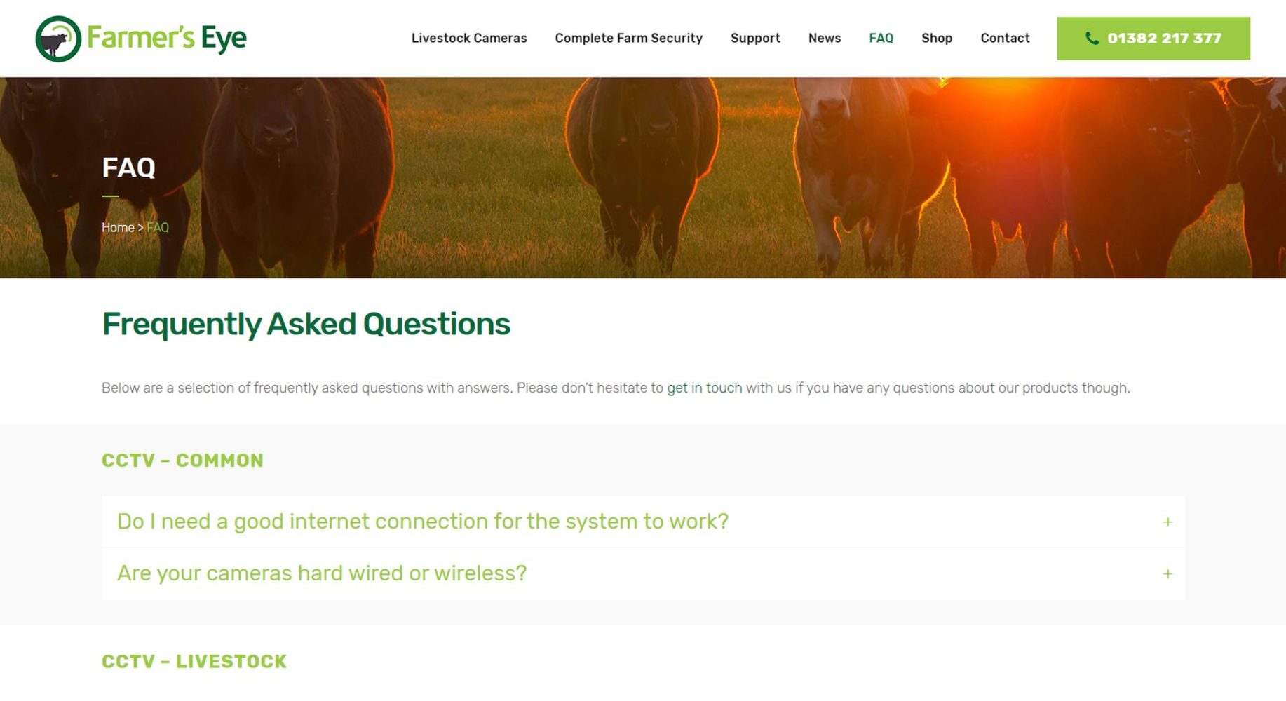 Farmers Eye Website Design | WooCommerce Website Farmers Eye